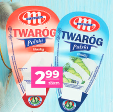 Mlekovita Twaróg Polski chudy 230 g - promocja Top Market - Ding.pl