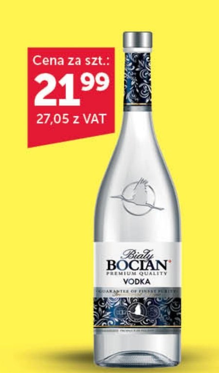 Wódka Biały Bocian - promocja Eurocash Cash&Carry - Ding.pl