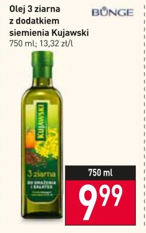 Archiwum | Kujawski 3 ziarna Olej rzepakowy z olejami z lnu i pestek dyni 750 ml - Stokrotka ...