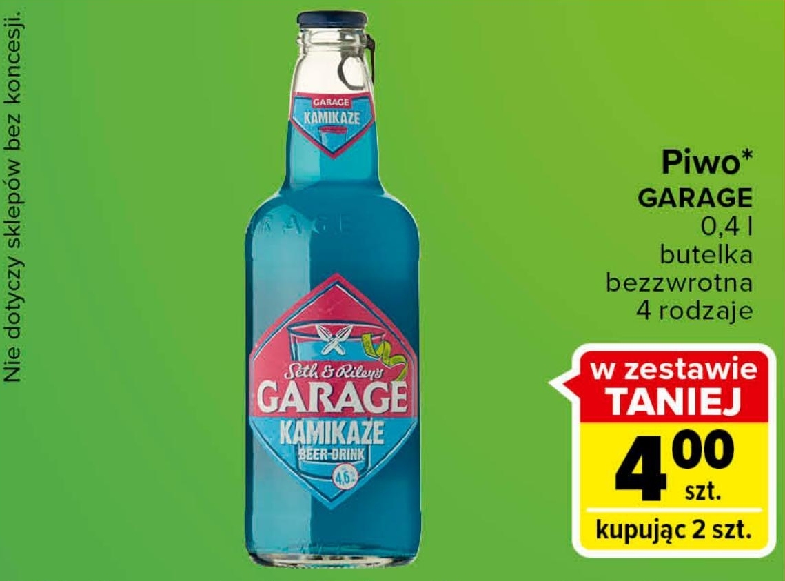 Archiwum | Seth & Riley's Garage Mix piwa i napoju o smaku blue curacao ...