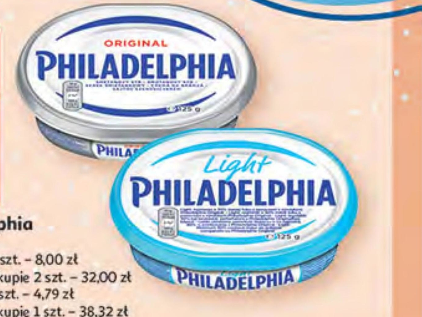 Archiwum | Philadelphia Serek Light 125 g - Auchan Hipermarket 12. 05 ...