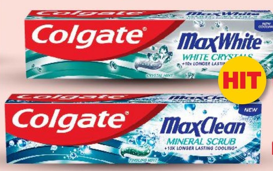 Archiwum | Colgate Max Clean Mineral Scrub odświeżająca pasta do zębów ...
