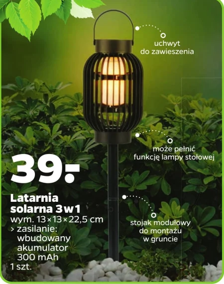Lampa solarna - promocja Netto - Ding.pl