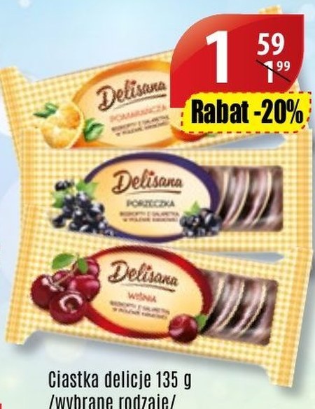 Ciastka Delicpol - 20% TANIEJ! - promocja Api Market - Ding.pl