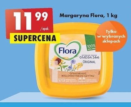 Margaryna Flora - promocja Biedronka - Ding.pl