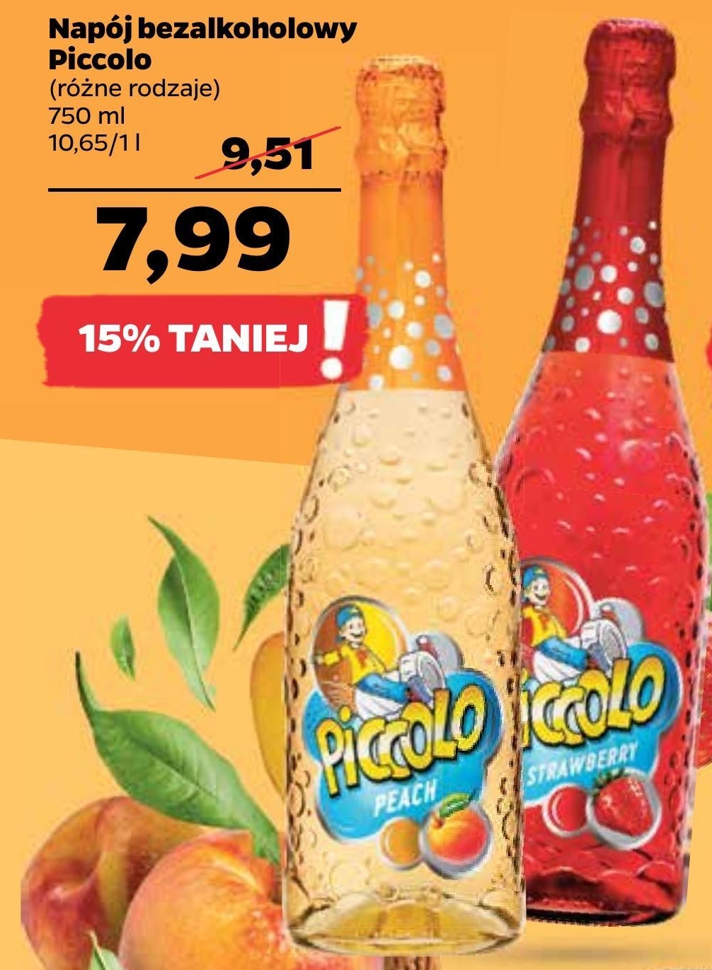 Archiwum | Piccolo Napój bezalkoholowy gazowany o smaku brzoskwiniowym ...