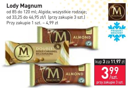 Lody Magnum - promocja Stokrotka Supermarket - Ding.pl