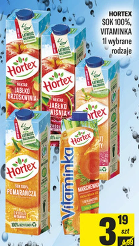Sok Hortex - 36% TANIEJ! - promocja TomiMarkt - Ding.pl