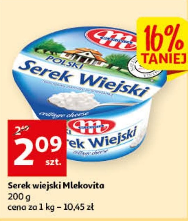 Archiwum | Mlekovita Polski Wiejski Serek twarogowy ziarnisty ze ...