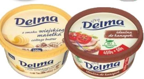 Archiwum | Delma Margaryna półtłusta o smaku masła 500 g - Gama 21. 07 ...