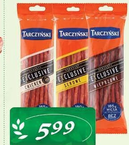 Tarczyński Kabanosy Exclusive chilli 105 g - promocja Delikatesy CEZAR ...