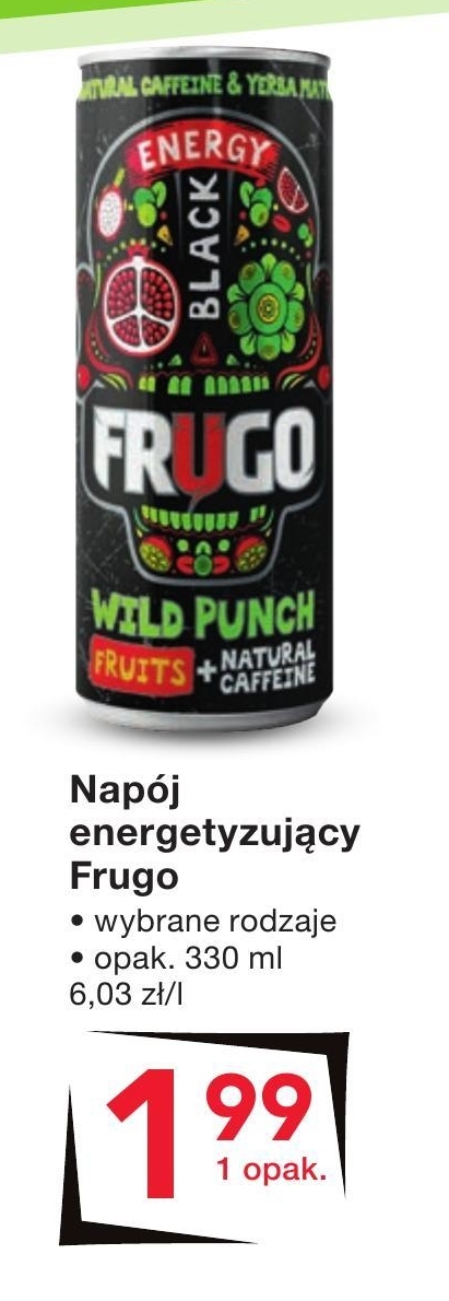 Archiwum | Frugo Wild Punch Black Energy Gazowany napój energetyzujący ...