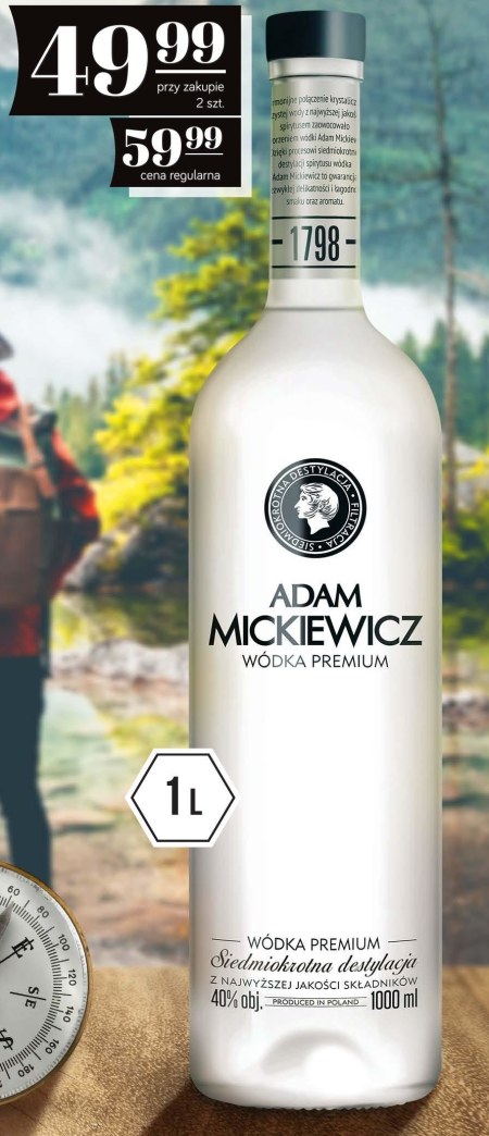 Wódka Adam Mickiewicz - promocja POLOmarket - Ding.pl