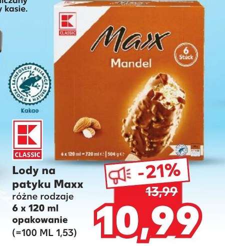 Lody - 21% TANIEJ! - promocja Kaufland - Ding.pl
