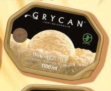 Grycan Lody waniliowe 1100 ml - 23% TANIEJ! - promocja Lidl - Ding.pl