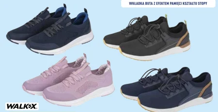 Sneakersy damskie Walkx - promocja Aldi - Ding.pl