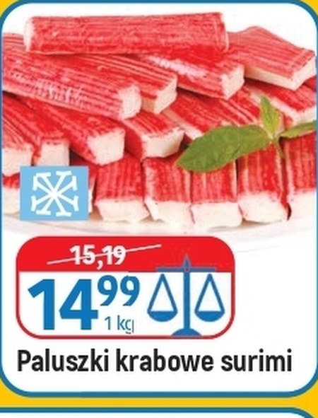 Paluszki surimi E.Leclerc - 1% TANIEJ! - promocja E.Leclerc - Ding.pl