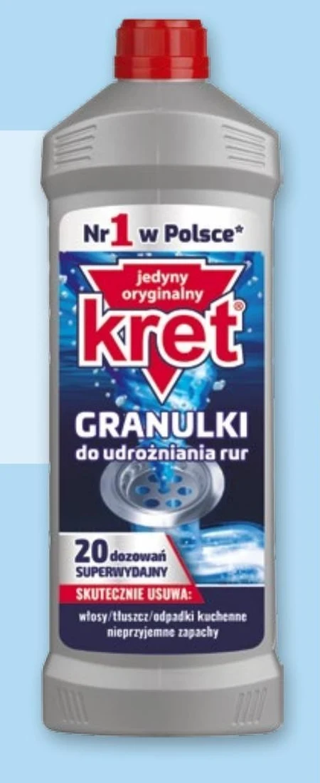Środek do udrożniania rur Kret - promocja Selgros Cash&Carry - Ding.pl