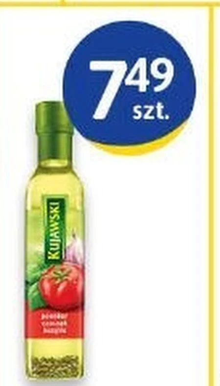 Kujawski Olej rzepakowy z pierwszego tłoczenia z pomidorami czosnkiem i bazylią 250 ml ...