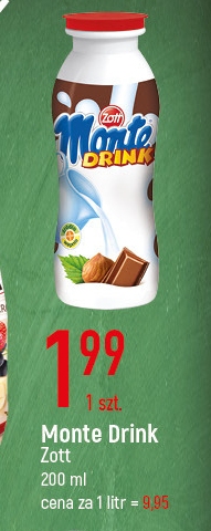 Archiwum | Zott Monte Drink Napój mleczny 200 ml - E.Leclerc 30. 08 ...