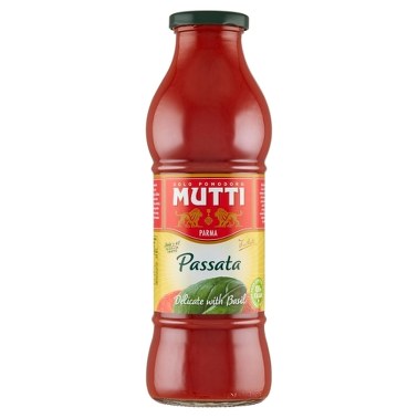 Mutti Passata przecier pomidorowy z bazylią 700 g - promocja Lidl - Ding.pl