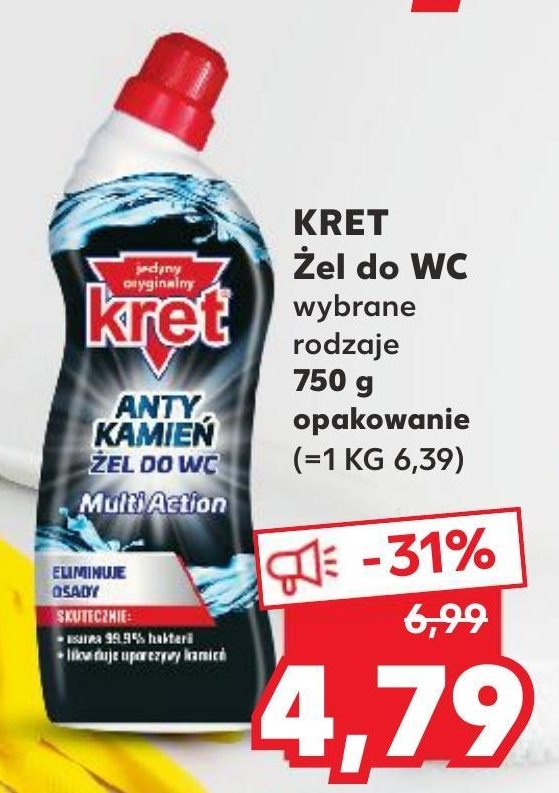 Archiwum | kret Antykamień Multi Action Żel do WC 750 g - Kaufland 01. 09. 2022 - 07. 09. 2022 ...