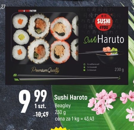 Sushi 4 You - 4% TANIEJ! - promocja E.Leclerc - Ding.pl