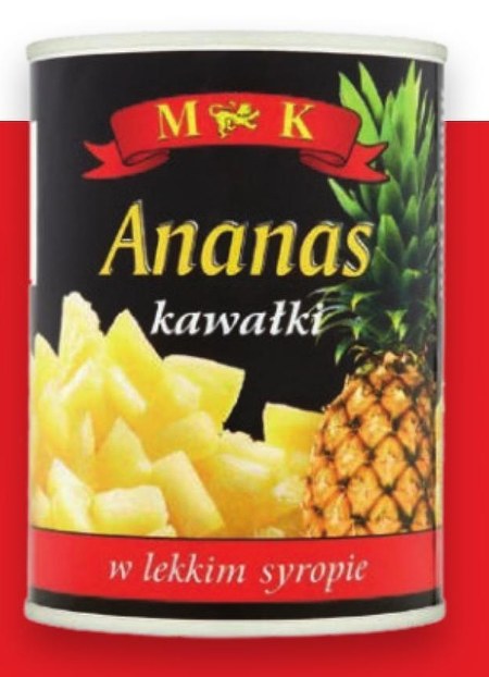 Ananas w puszce MK - 16% TANIEJ! - promocja Twój Market - Ding.pl