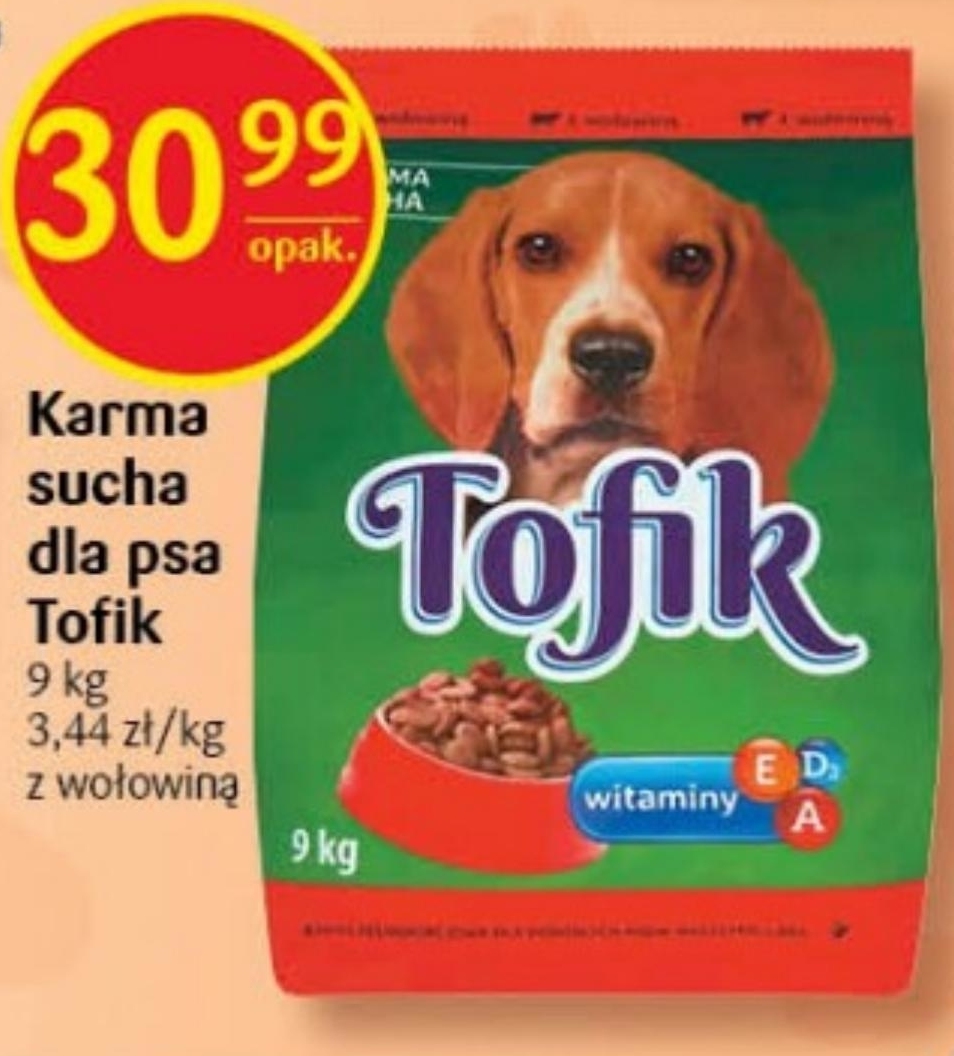 Archiwum | Karma dla psa Tofik - Delikatesy Centrum 08. 09. 2022 - 14 ...