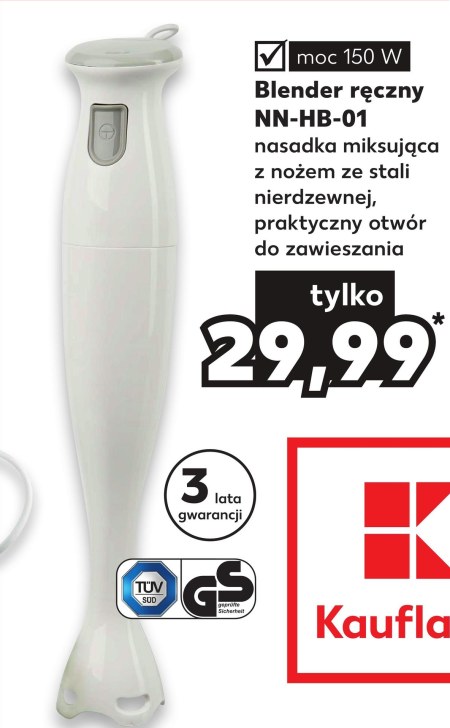Blender ręczny Intertek - promocja Kaufland - Ding.pl