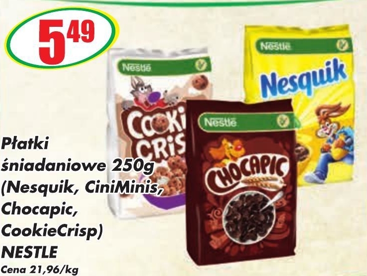 Archiwum | Nestlé Chocapic Płatki śniadaniowe 250 g - Sezamek 12. 09 ...
