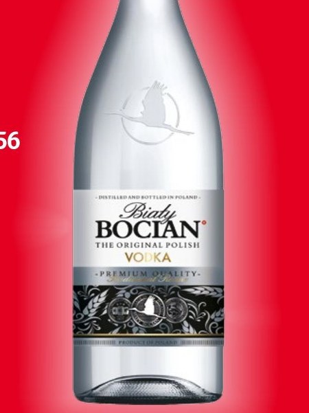 Wódka Biały Bocian - promocja Selgros Cash&Carry - Ding.pl