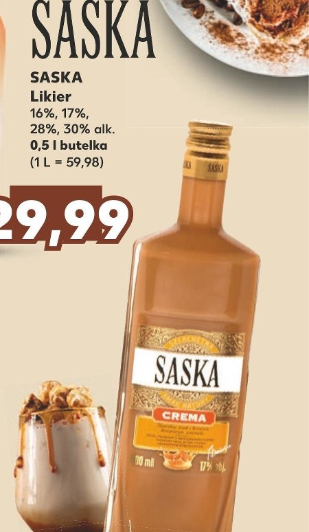 Likier Saska - promocja Kaufland - Ding.pl