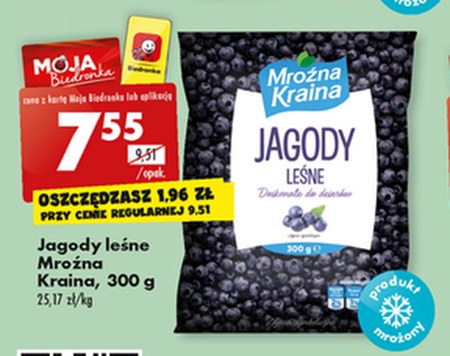 Jagody Mroźna Kraina - 20% TANIEJ! - promocja Biedronka - Ding.pl