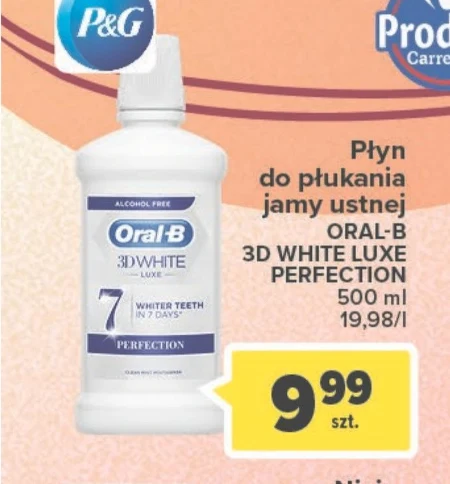 Oral-B 3DWhite Luxe Perfection Płyn do płukania jamy ustnej 500ml ...
