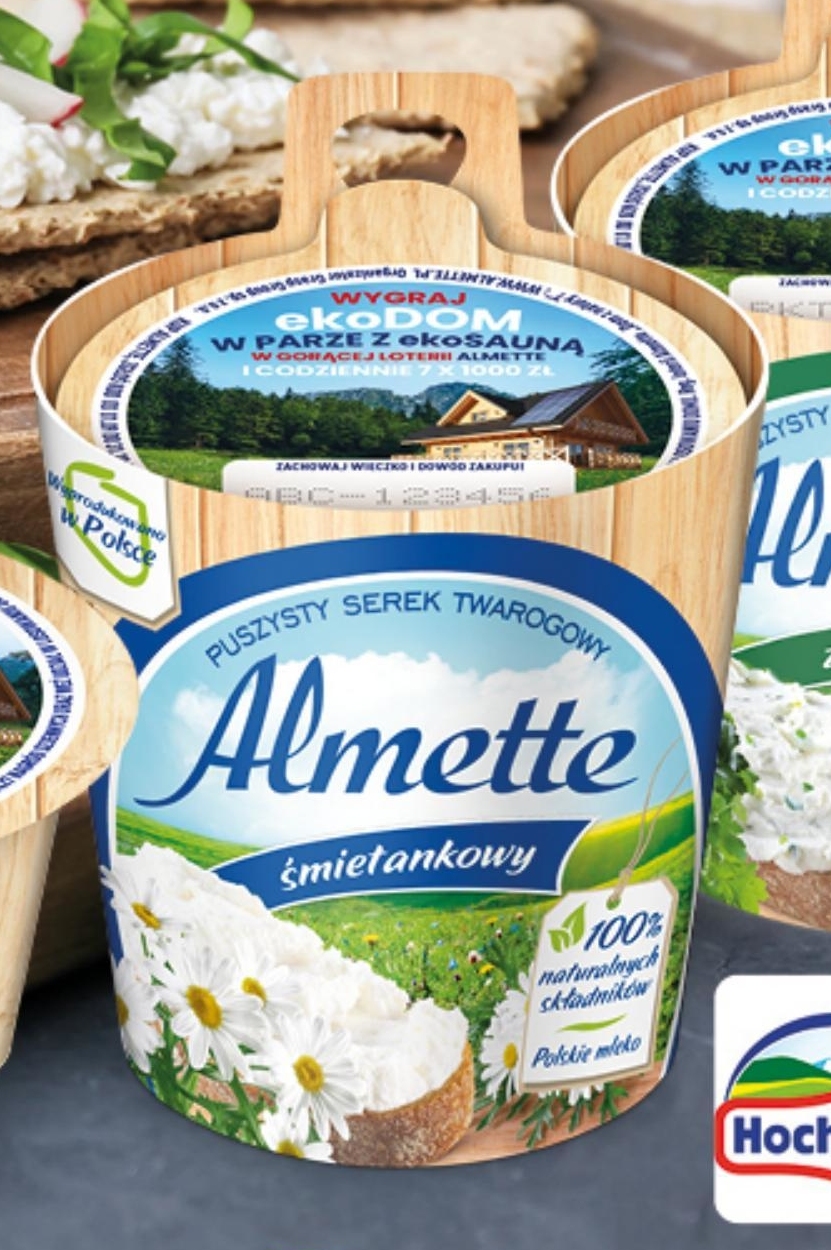 Archiwum | Almette Puszysty serek twarogowy śmietankowy 150 g - Topaz ...