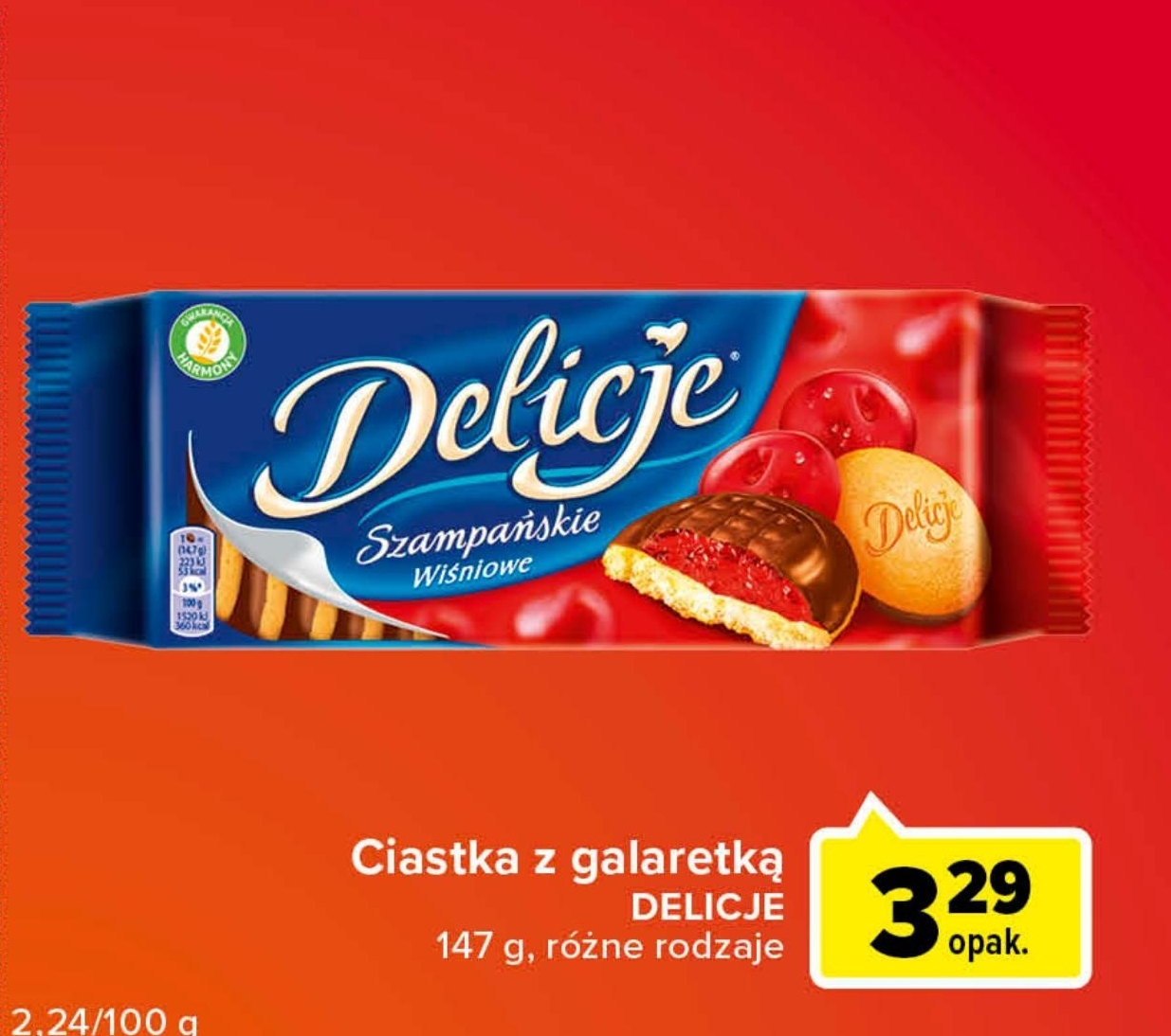 Archiwum | Delicje Szampańskie Biszkopty z galaretką wiśniową oblewane ...