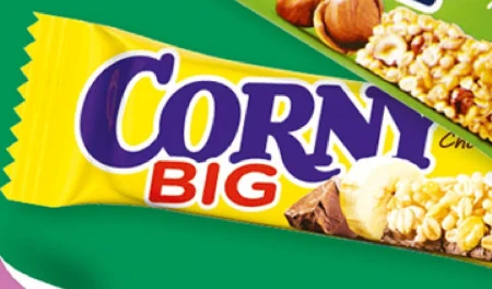 Corny Big Baton zbożowy z mleczną czekoladą i bananami 50 g - 30% ...