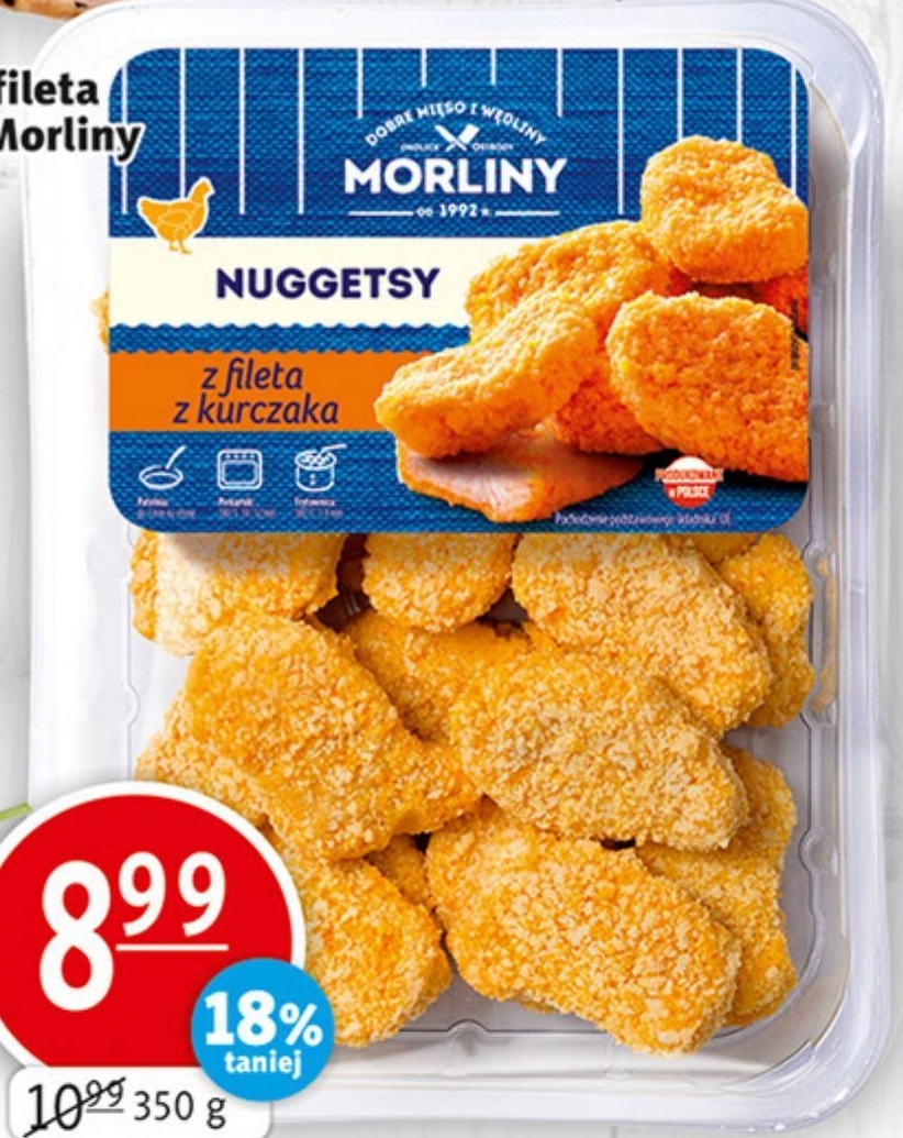 Archiwum | Morliny Nuggetsy z kurczaka 350 g - Prim Market 22. 09. 2022 ...