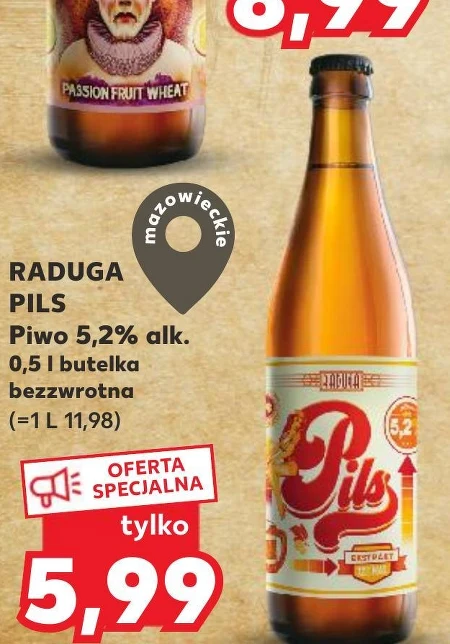 Piwo Raduga - promocja Kaufland - Ding.pl