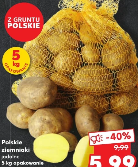 Ziemniaki Kaufland - 40% TANIEJ! - promocja Kaufland - Ding.pl