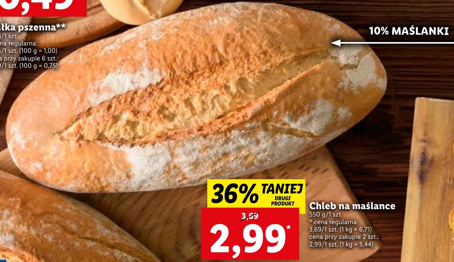 Chleb Piekarnia Lidla - Lidl 29. 09. 2022 - 01. 10. 2022 | PromoCeny.pl ...