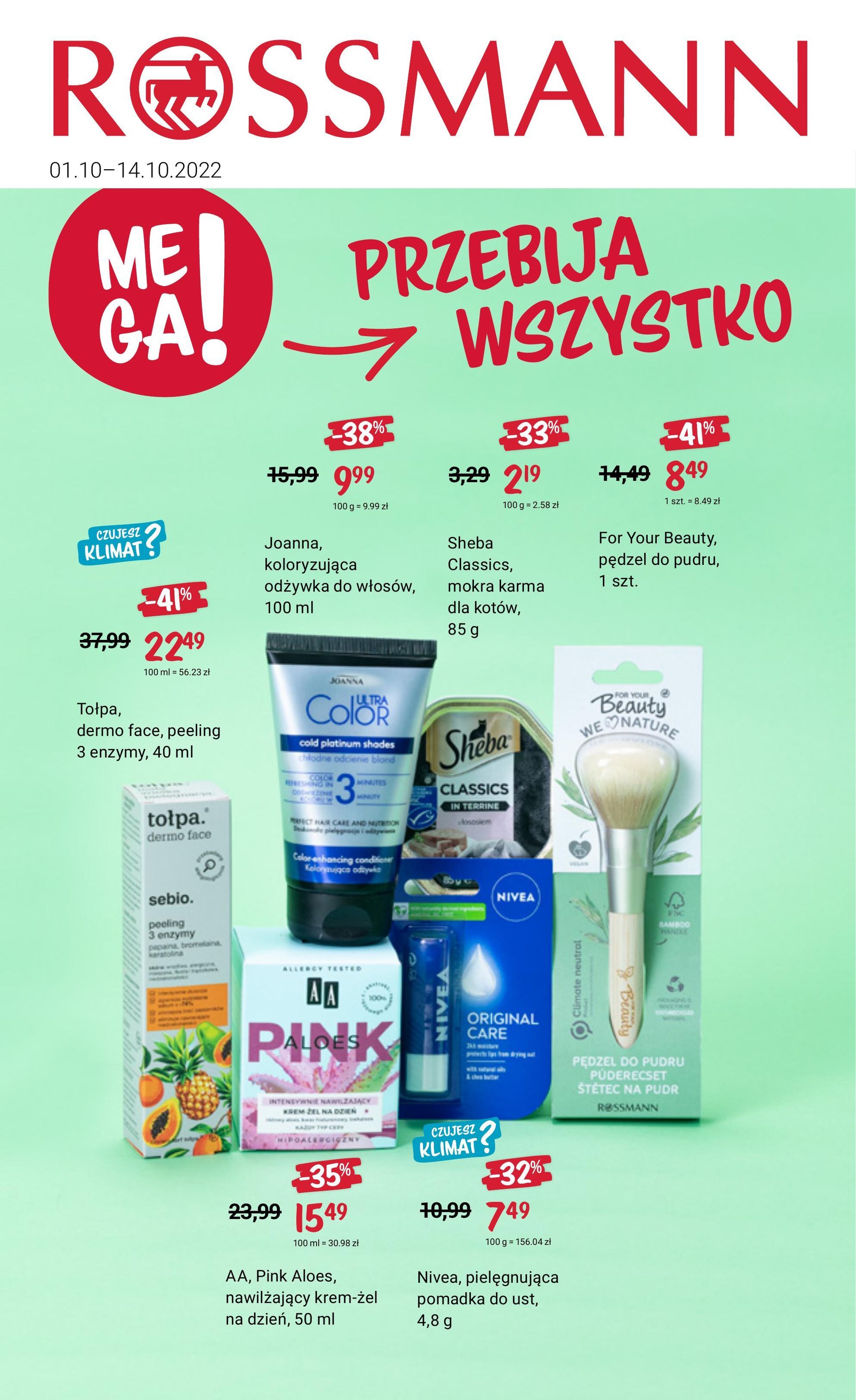 Rossmann Gazetka promocyjna 1-14.10 | Okazjum.pl