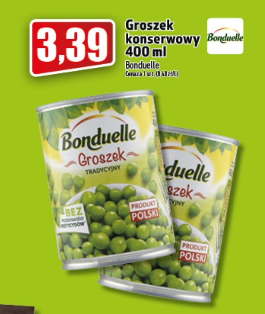 Archiwum | Bonduelle Groszek konserwowy tradycyjny 400 g - Topaz 06. 10 ...