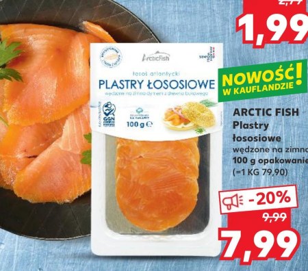 Łosoś Arctic Fish - 20% TANIEJ! - promocja Kaufland - Ding.pl