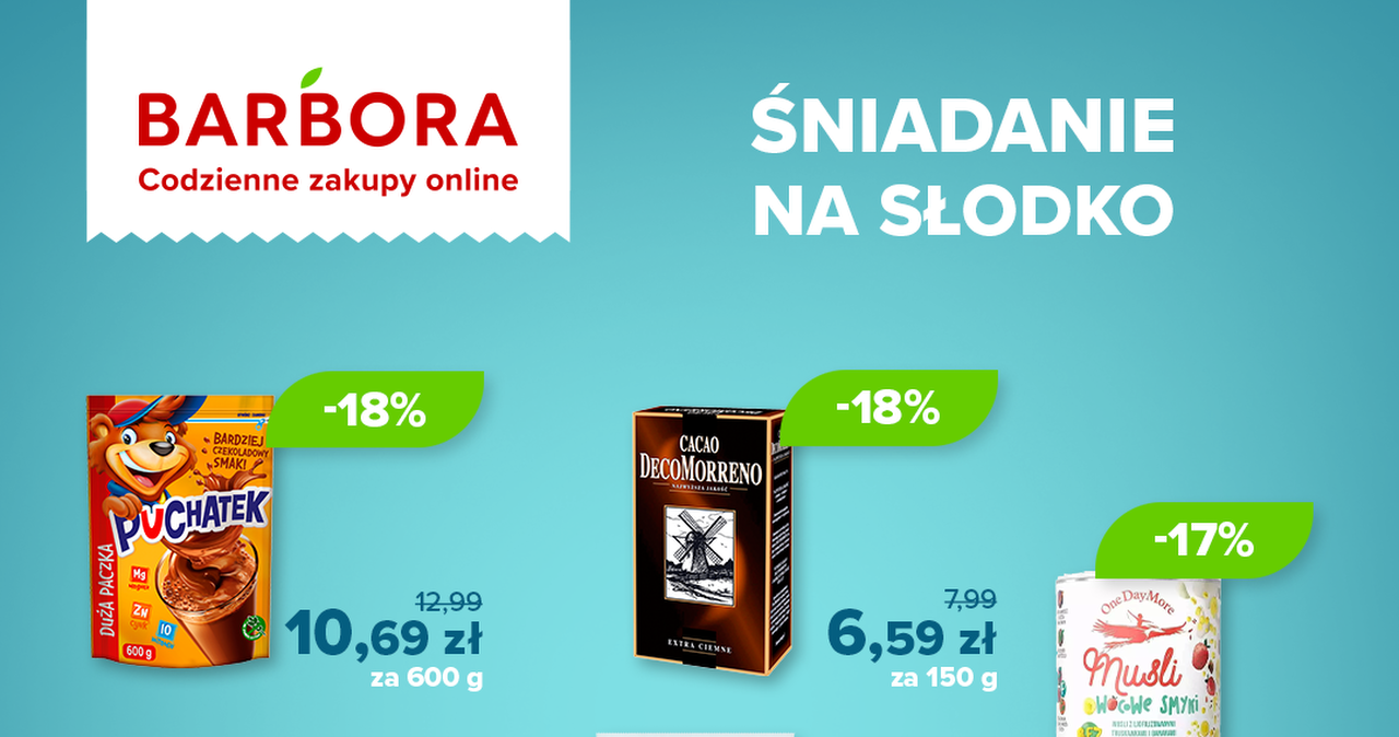 Barbora Gazetka Promocyjna - oferty, rabaty, kupony [07.10 do 10.10. ...