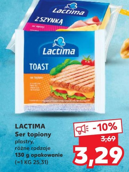 Ser topiony Lactima - 10% TANIEJ! - promocja Kaufland - Ding.pl