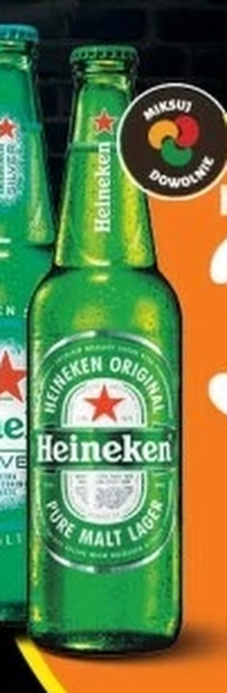 Heineken Piwo jasne 500 ml - promocja Delikatesy Centrum - Ding.pl