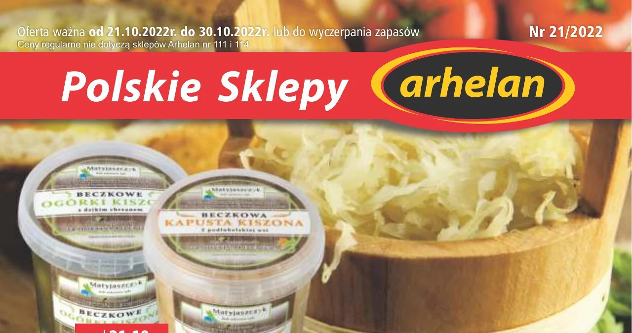 Arhelan Gazetka Promocyjna - oferty, rabaty, kupony [21.10 do 31.10. ...