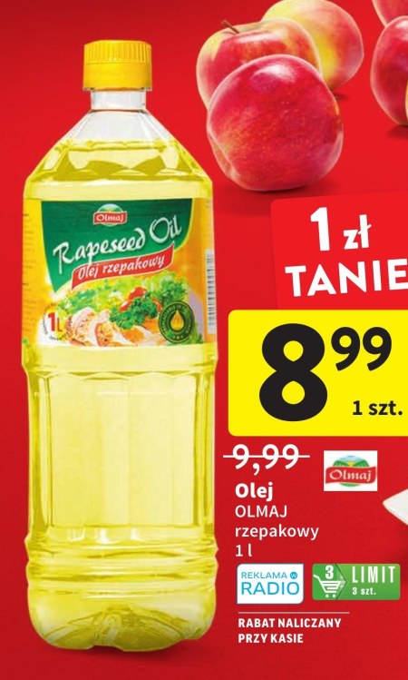 Olej Olmaj - 10% TANIEJ! - promocja Intermarche Super - Ding.pl